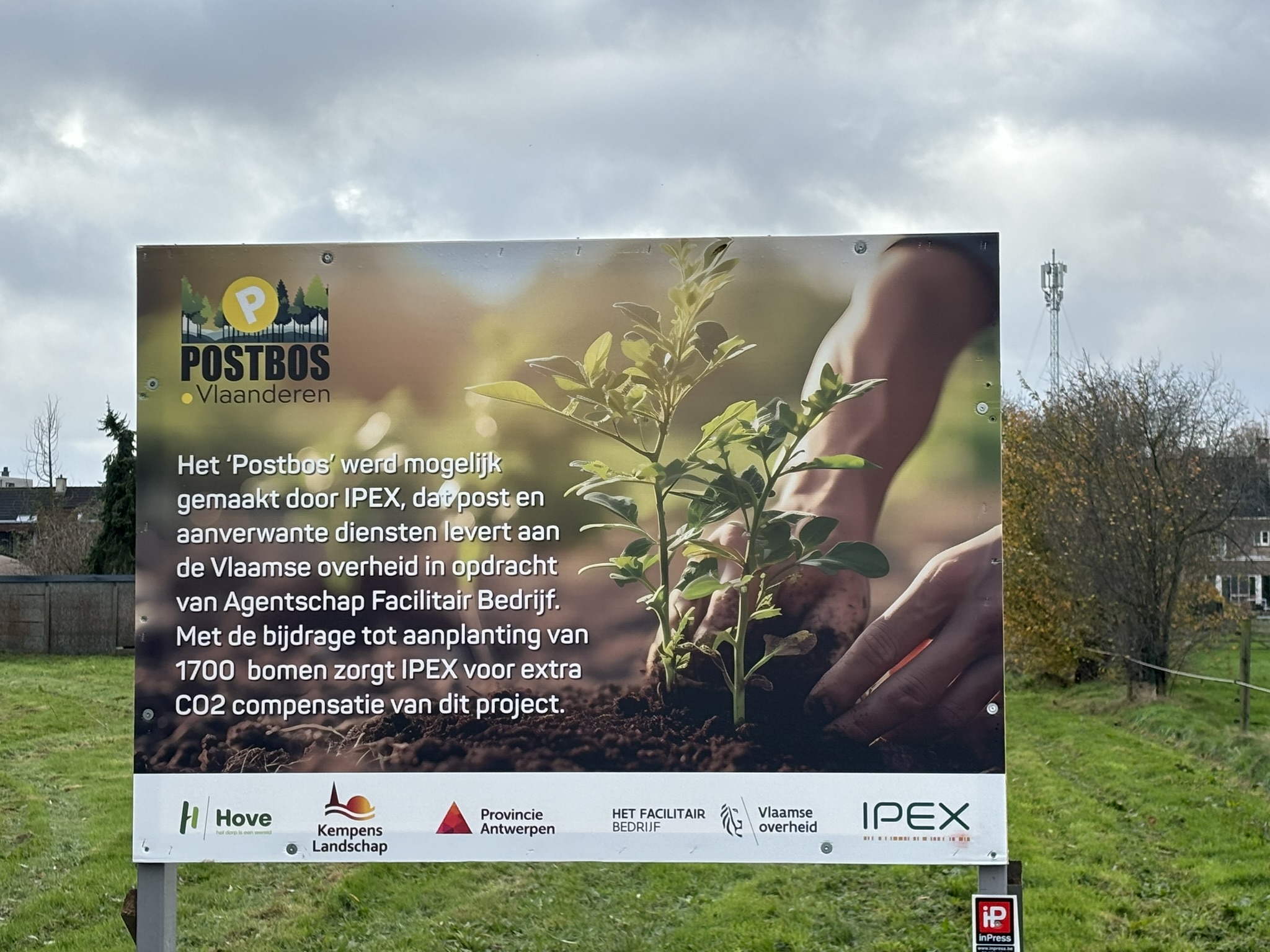 IPEX Wint Postcontract en Plant 1700 Bomen in 'Postbos' Hove voor CO2 ...